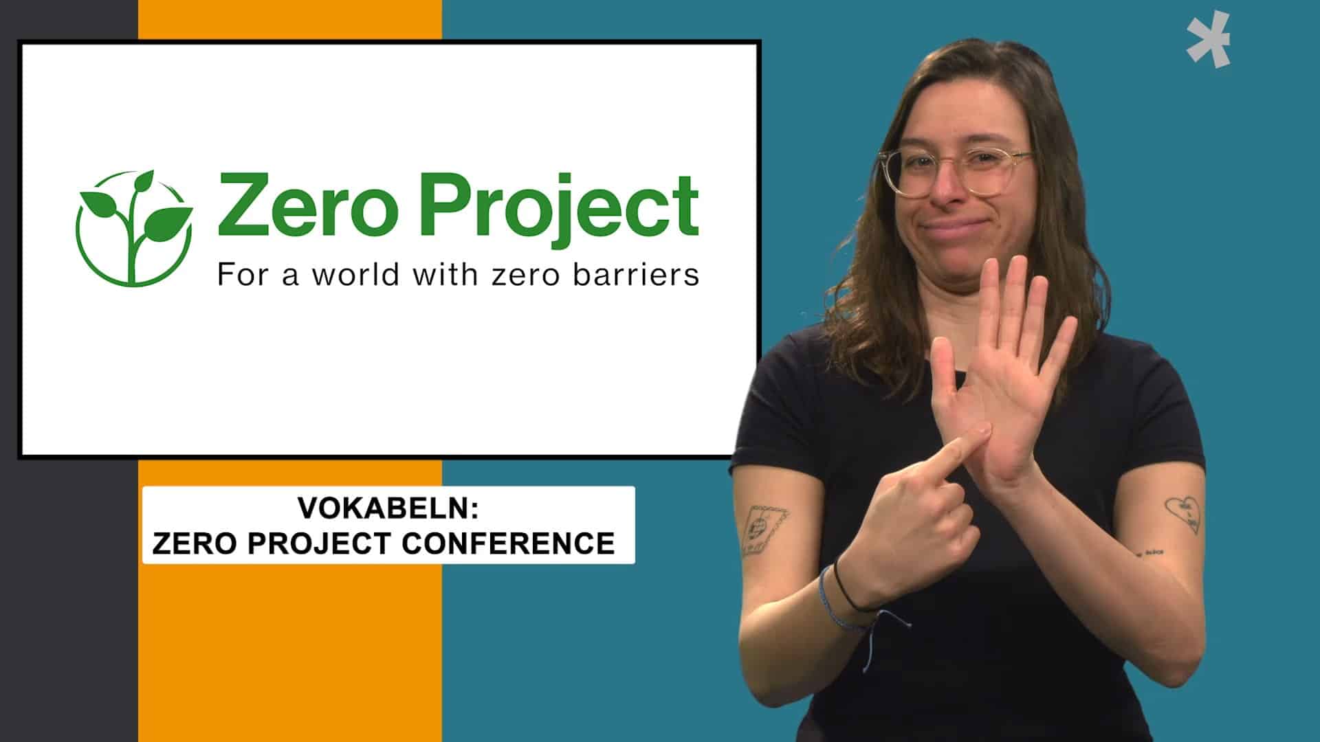 Vokabeln: Zero Project - Gebärdenwelt.TV
