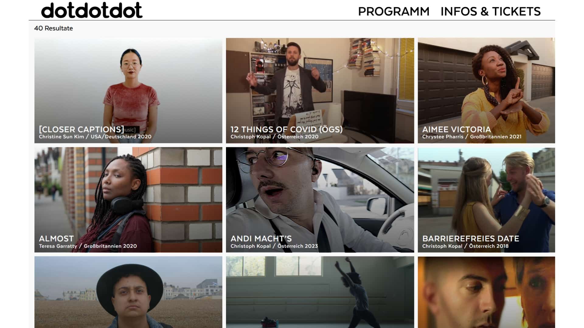 40 Filme in Gebärdensprachen: dotdotdot präsentiert Videothek - Gebärdenwelt.TV