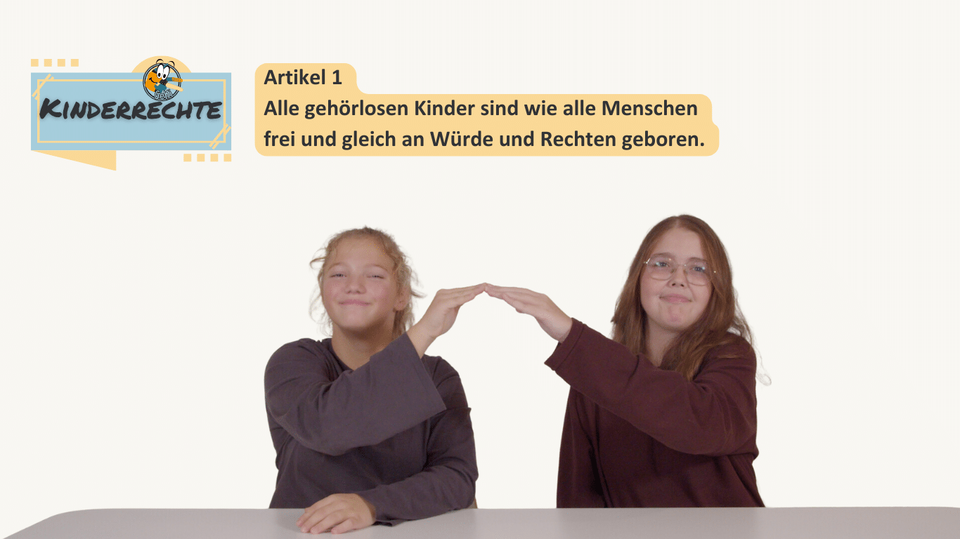 Artikel 1 - Recht auf Gleichwertigkeit - Gebärdenwelt.TV